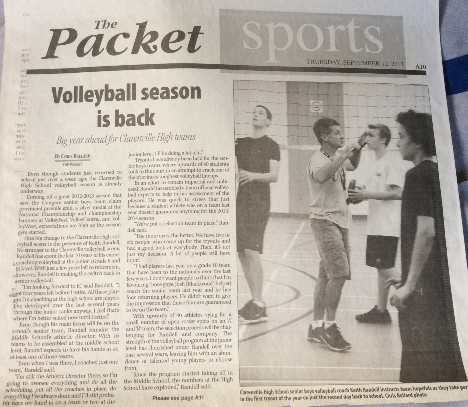 Keith Randell – Newfoundland & Labrador Volleyball