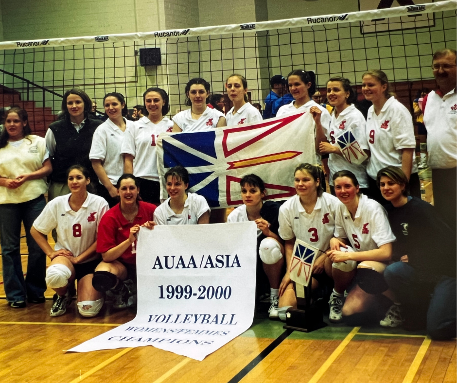 MUN 1999-2000 Female Volleyball Team – Newfoundland & Labrador Volleyball